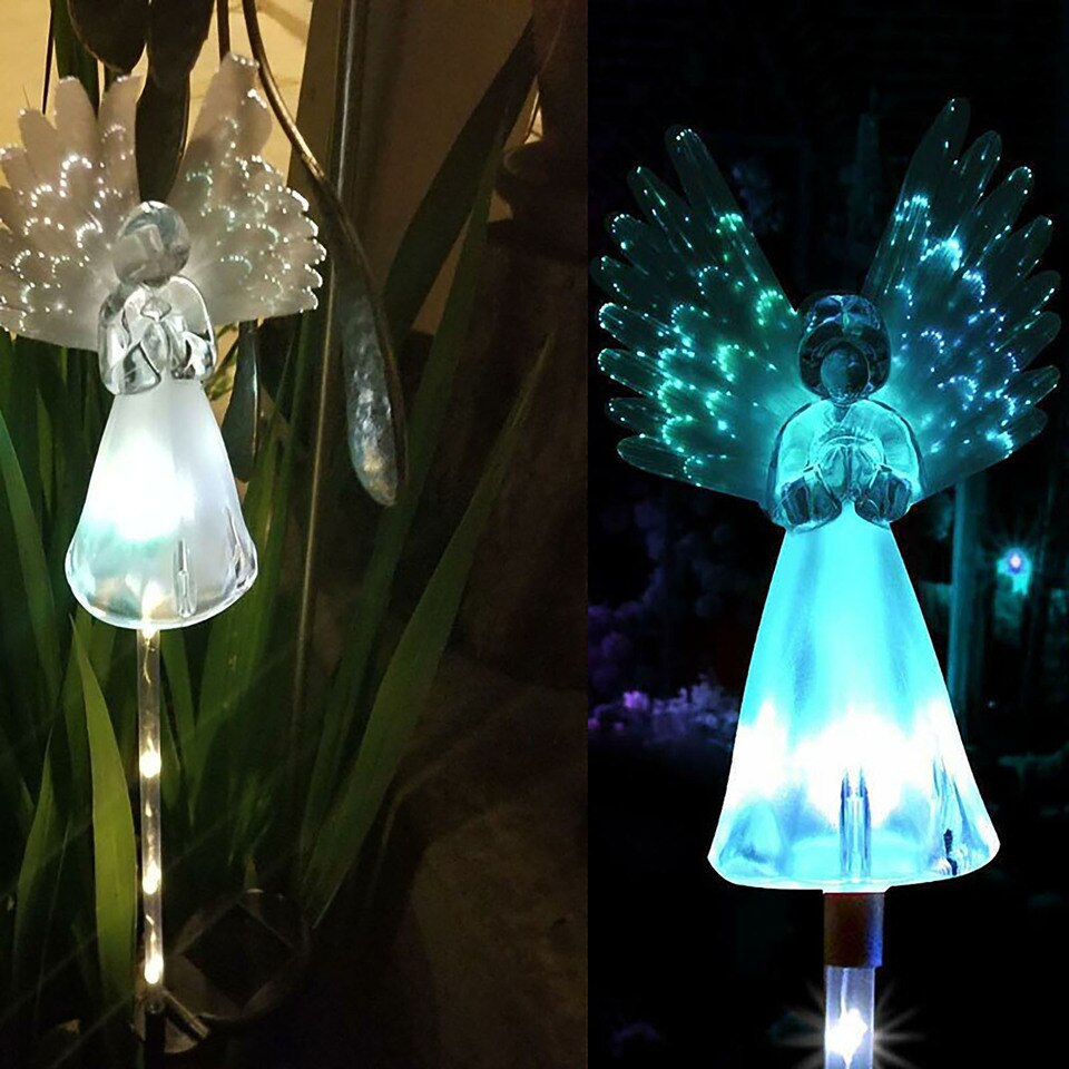 Solar Angel Lights Outdoor Garden Decoration » BrandsDirect Co